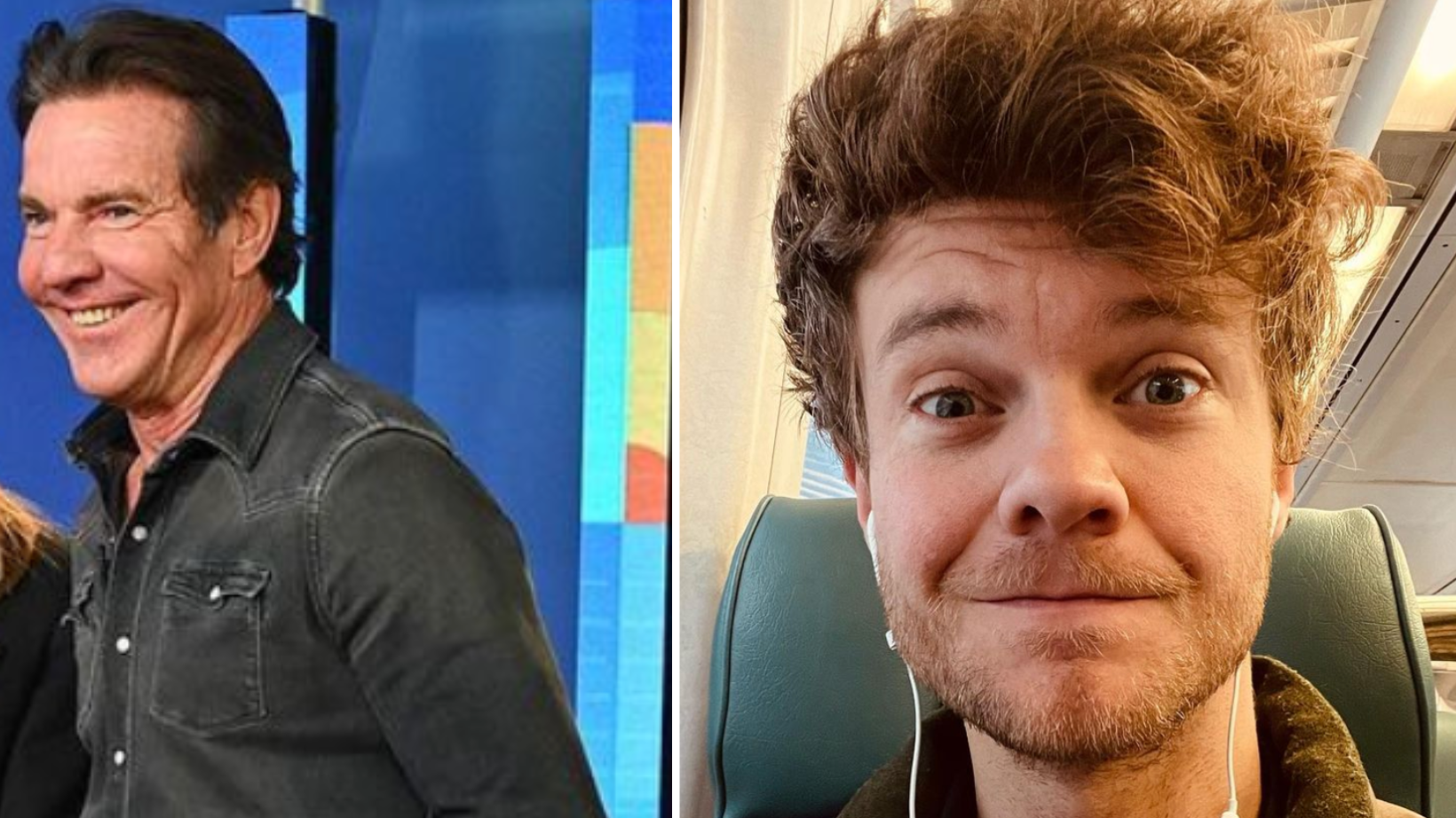 Dennis Quaid And Son Jack Quaid Photographed Together At Golden Globes ...