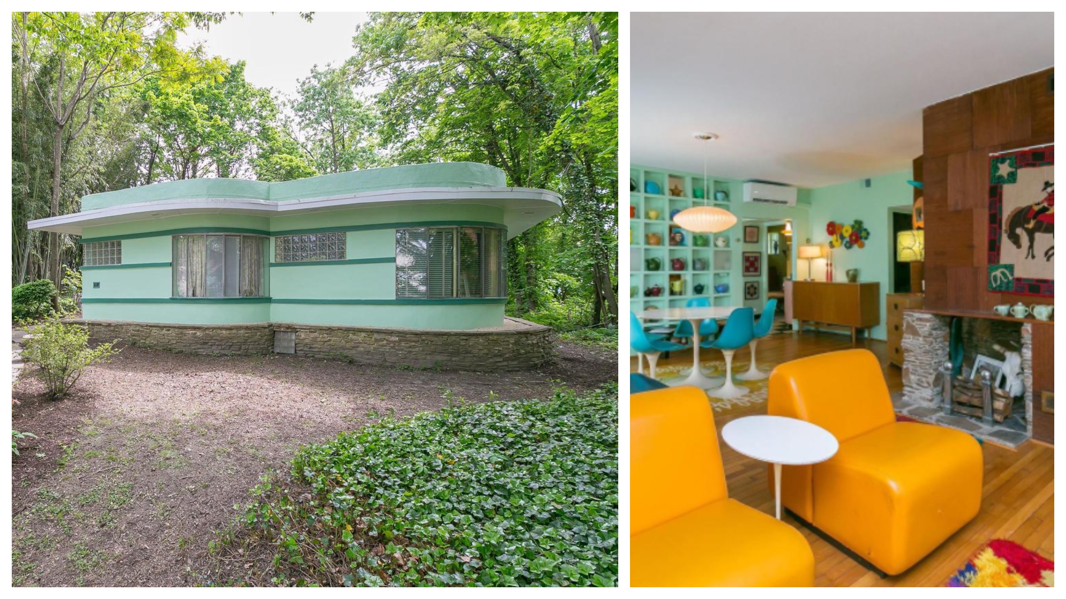 An Adorable Baltimore House With A Cool Retro Vibe Has People Talking ...