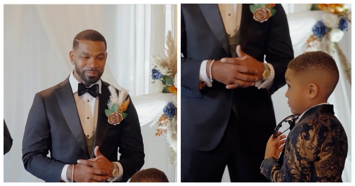 One Groom's Touching Vows To His Bride's 7-Year-Old Son Gain A Lot Of ...