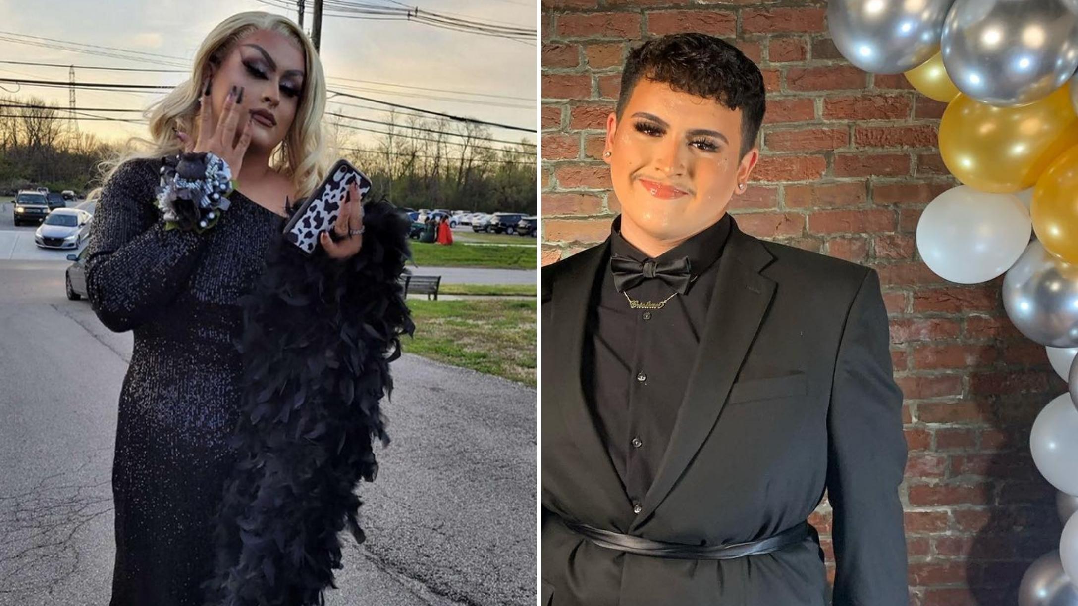 Nonbinary Indiana Senior Celebrates Prom In Drag And Wins Prom King ...