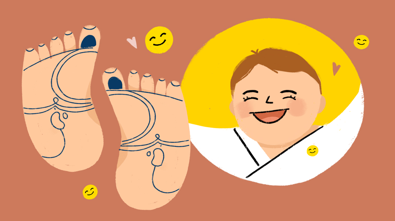 Baby Foot Reflexology: A Simple Guide To Pressure Points | LittleThings.com