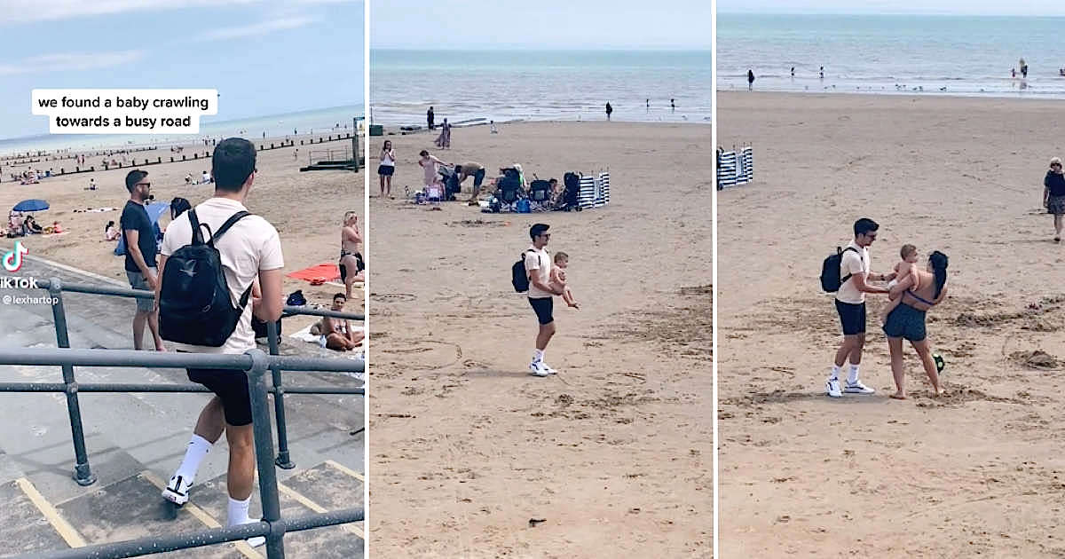 Strangers Reunite Mom With Lost Baby On Beach And Are Shocked By Her ...