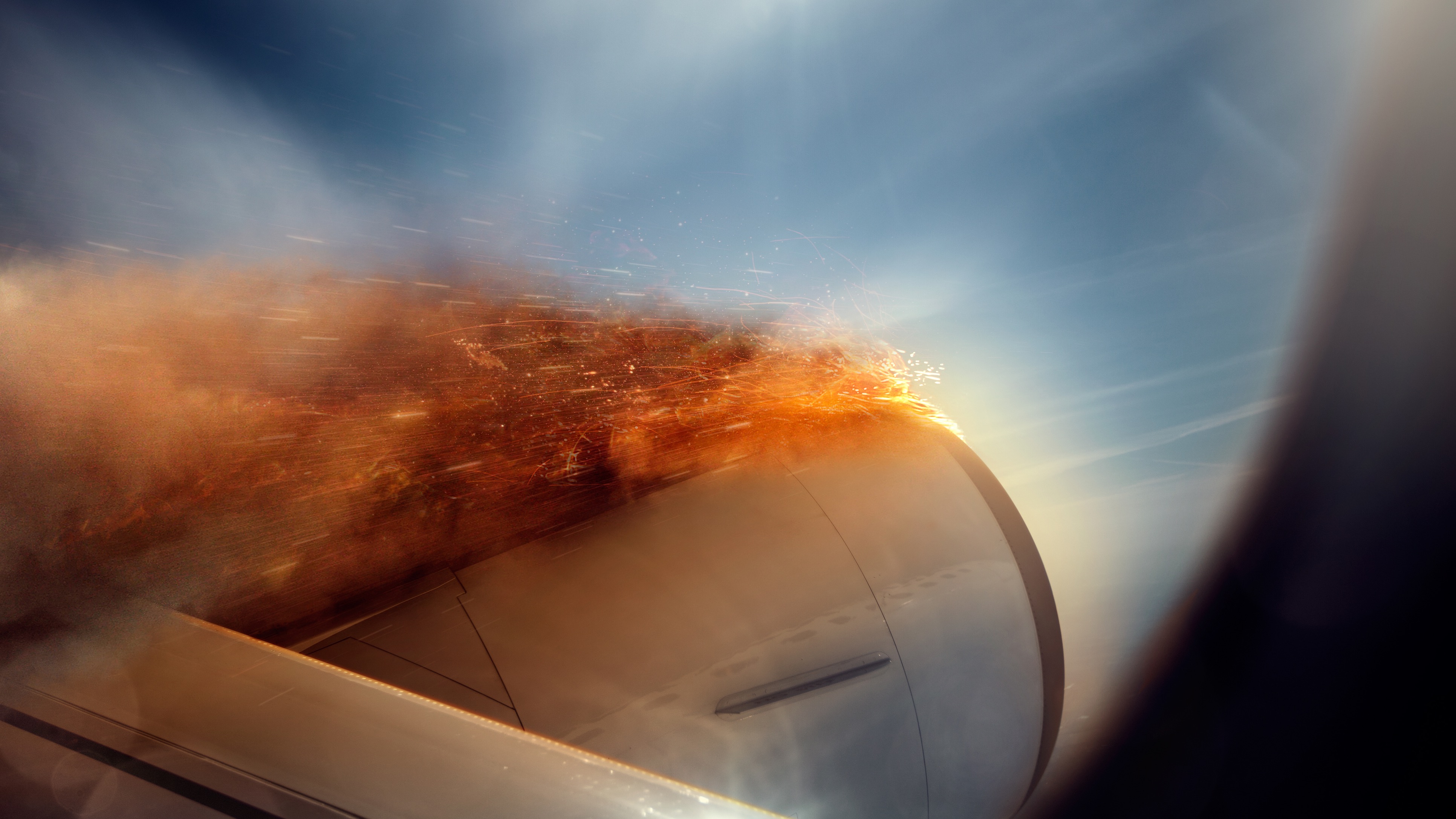 Southwest Flight Shoots Out Flames From Right Wing Right After Takeoff ...