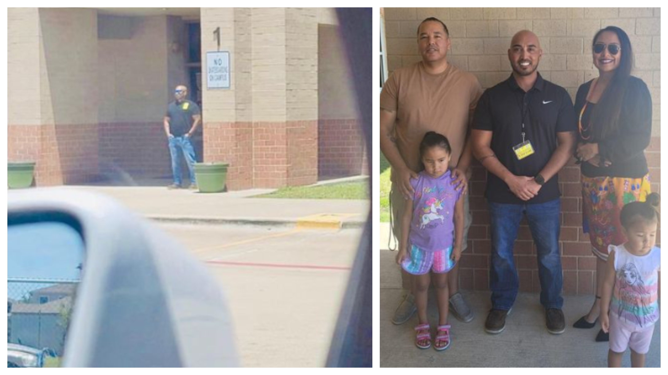 A Texas Dad And Army Vet Is Standing Guard Outside His Kid's School ...