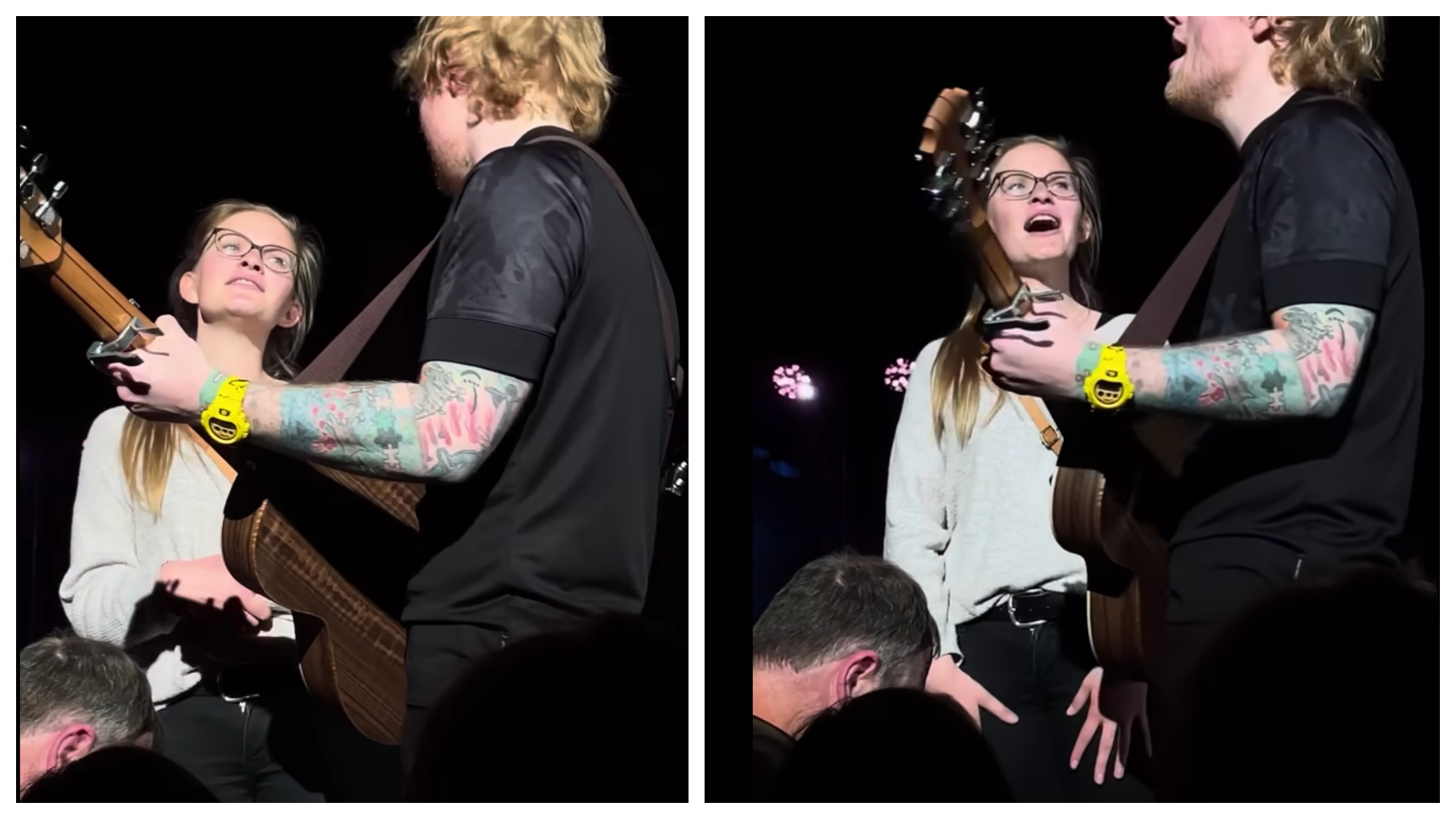 Ed Sheeran Pulls A Talented Fan On Stage To Sing One Of His Hits ...