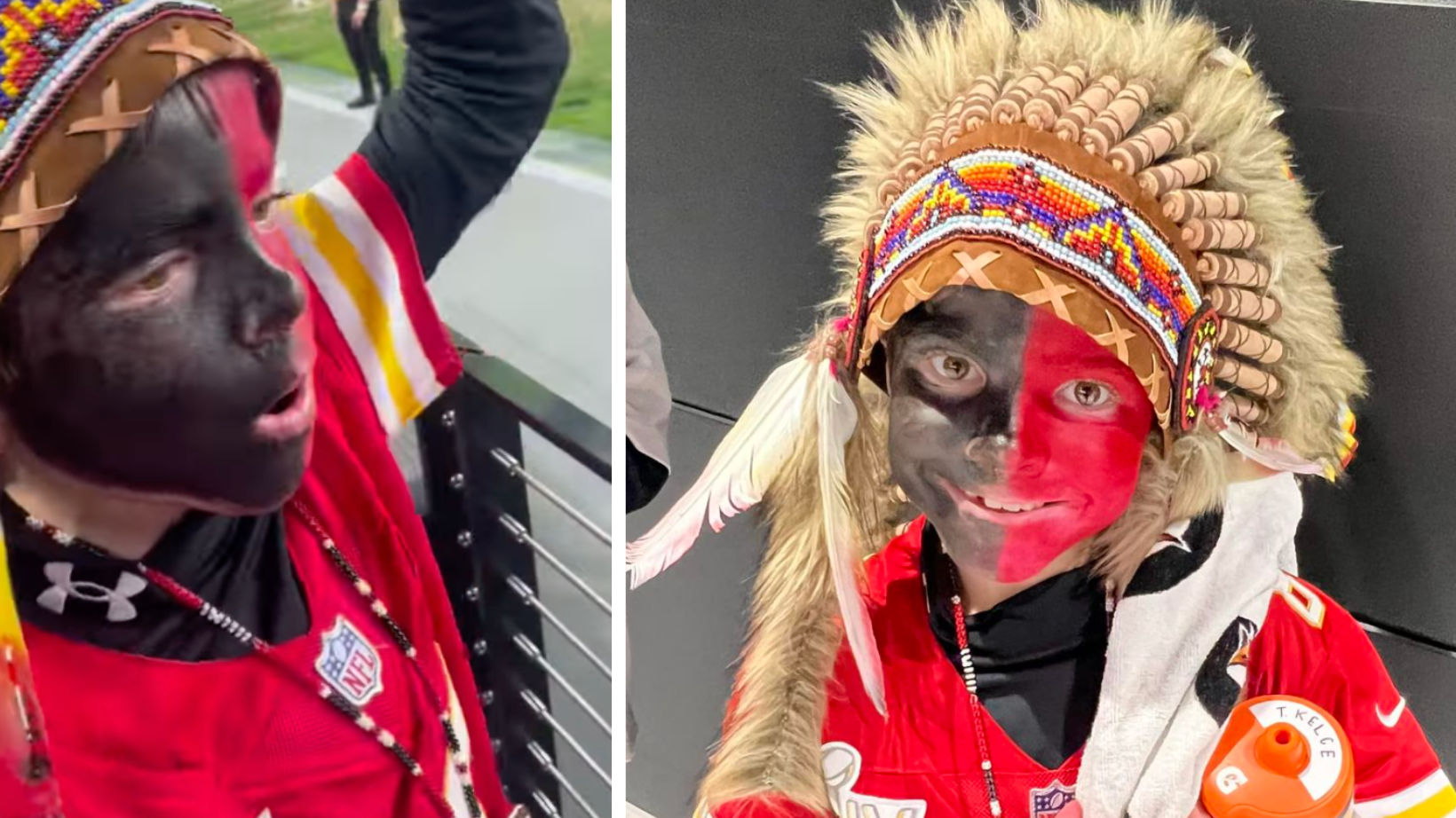 Child In Native Headdress, 'Blackface' At Kansas City Chiefs Game ...