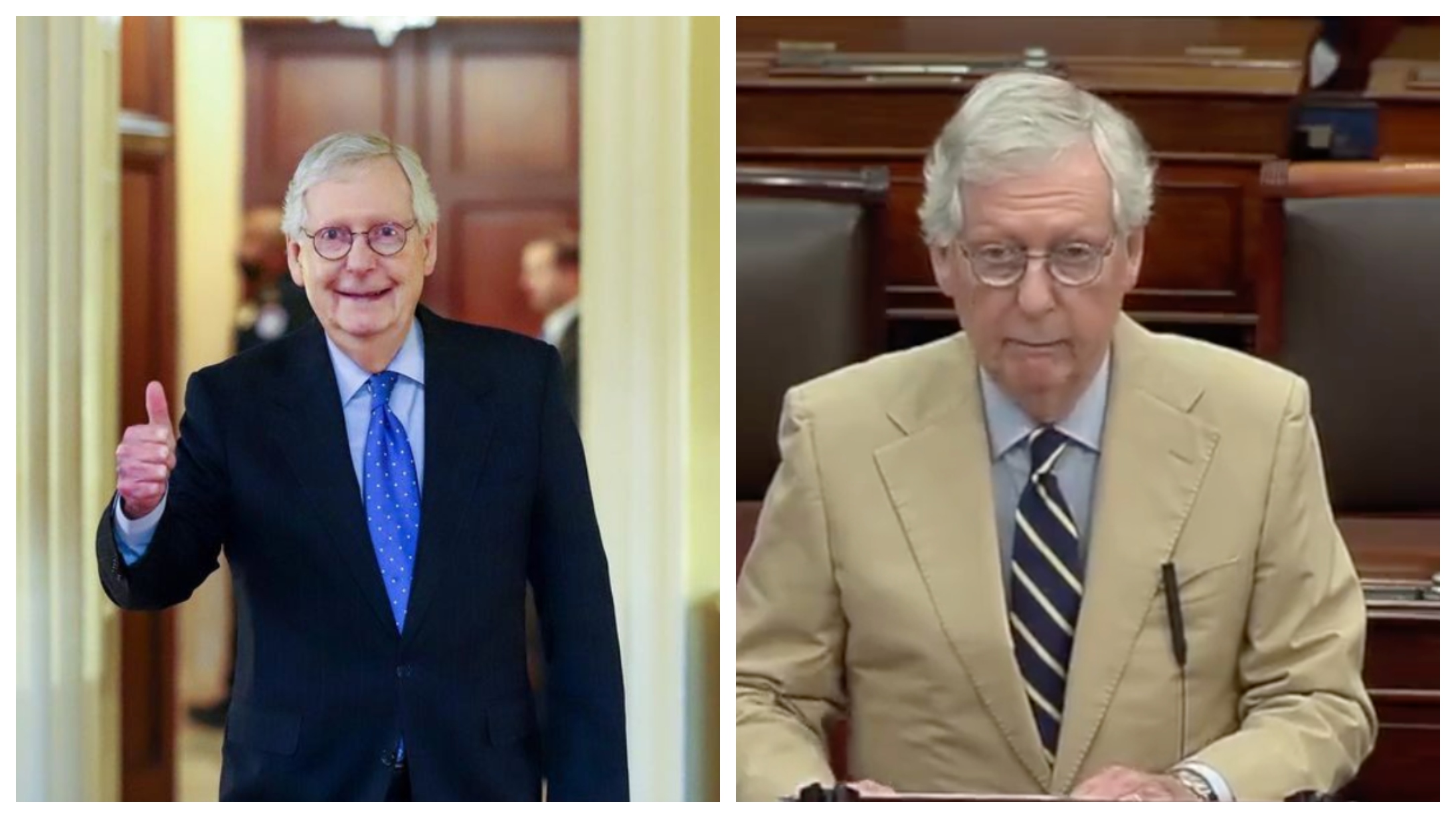 Senate Minority Leader Mitch McConnell Hospitalized Following A Fall ...