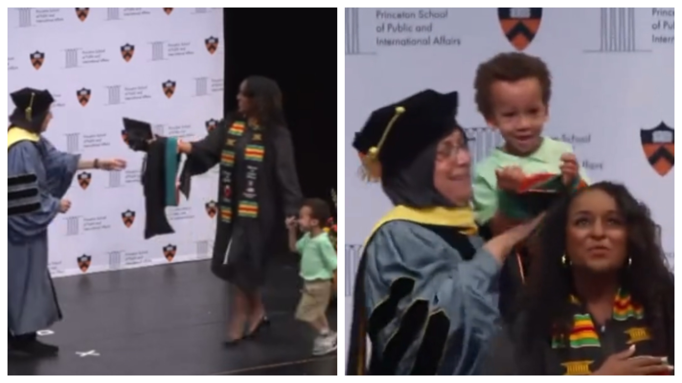 3-Year-Old Son Helps Mom 'Master' Princeton Graduation | LittleThings.com