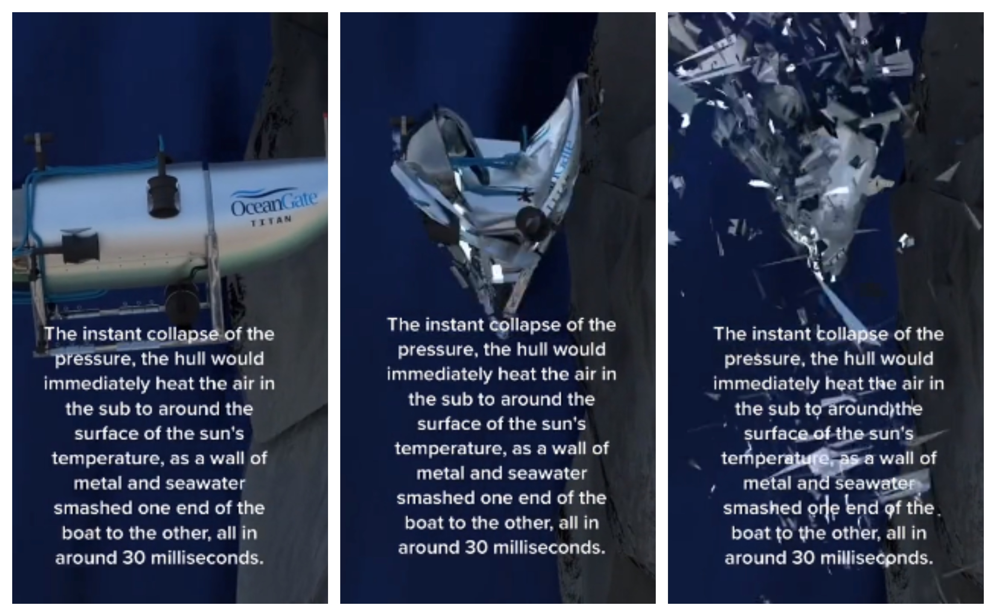 TikTok Videos Imagine How The Titanic Submersible Might Have Imploded ...