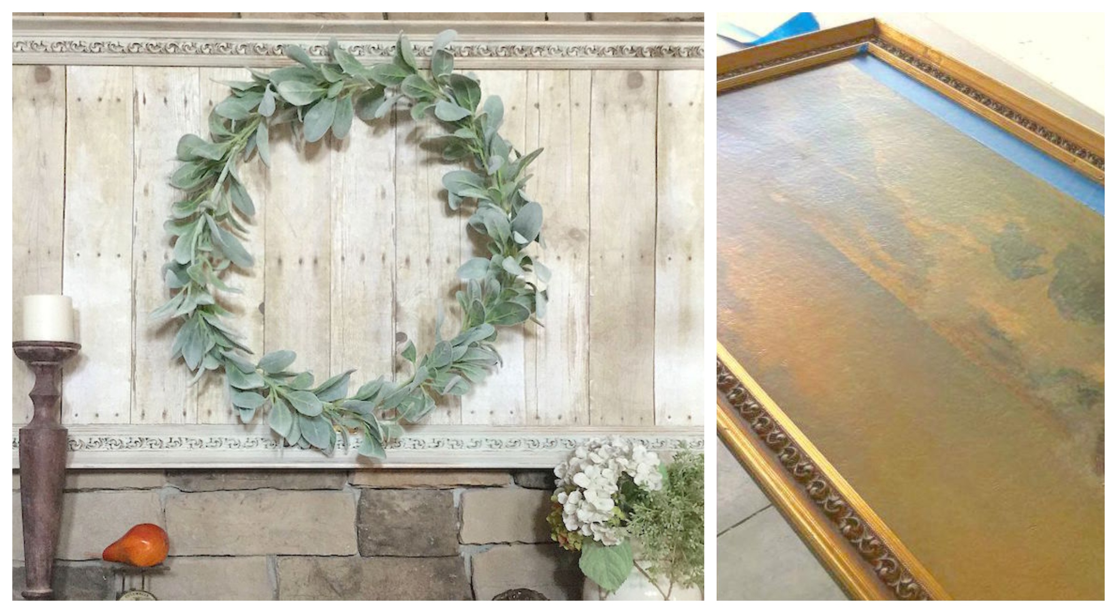 She Turns An Ugly Thrift Store Painting Into A Stunning Piece ...