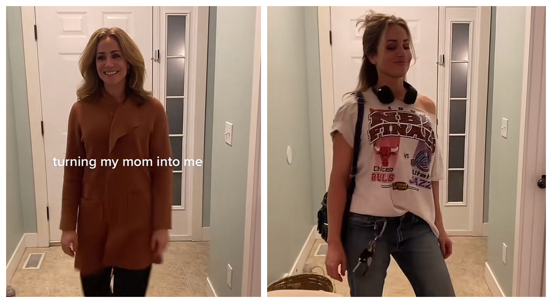 This New TikTok Trend Proves Moms Can Rock Their Daughters’ Styles ...