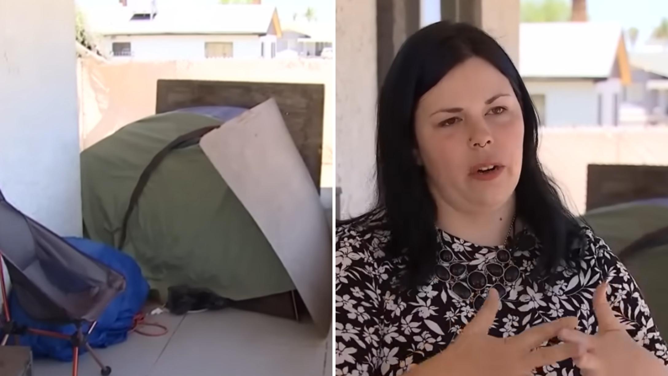 AZ PhD Student Finds Out Homeless Couple Live On Porch Of Her New House ...