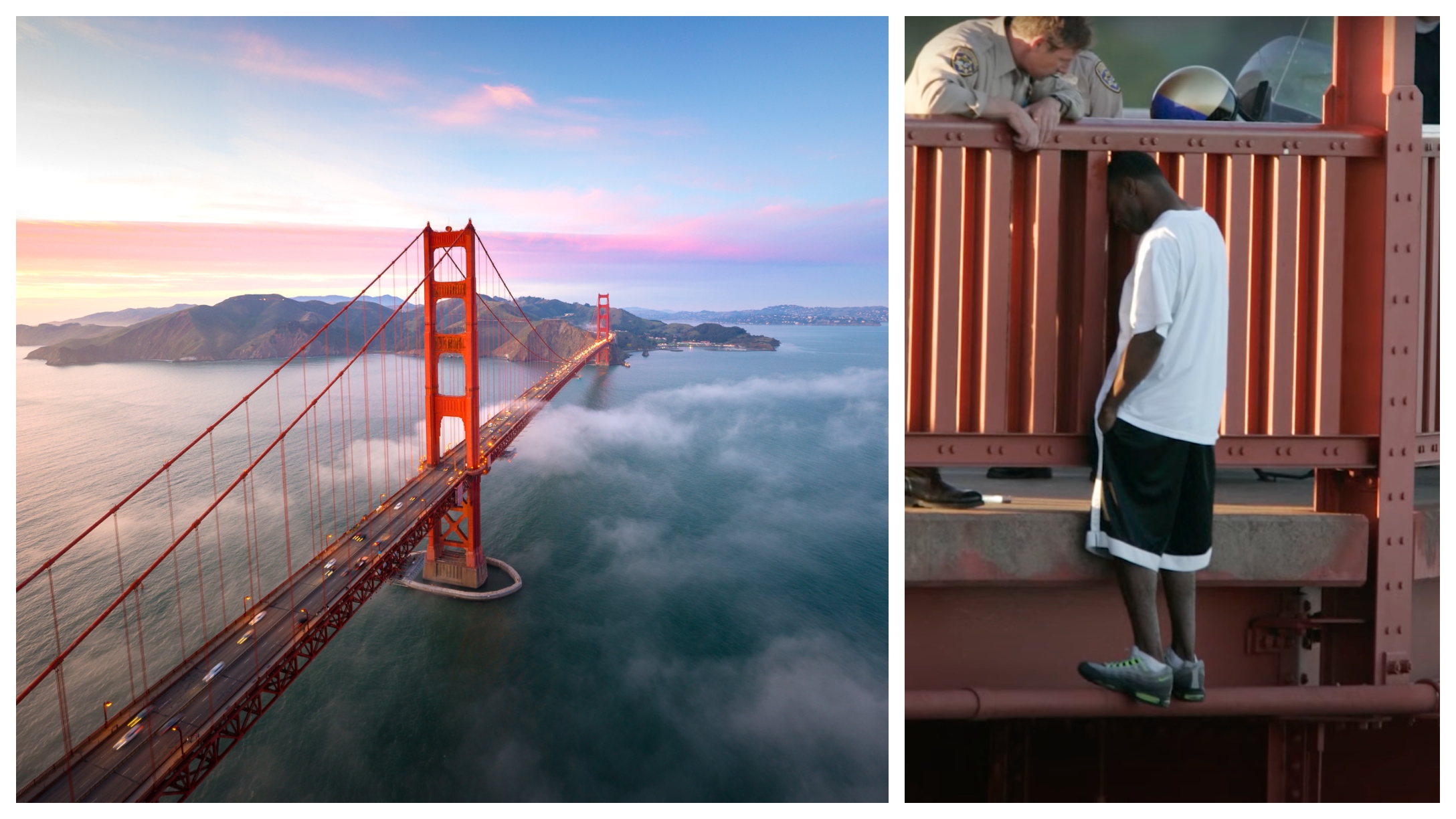 Sergeant Saw Man About To Jump Off The Golden Gate Bridge So He Saved ...