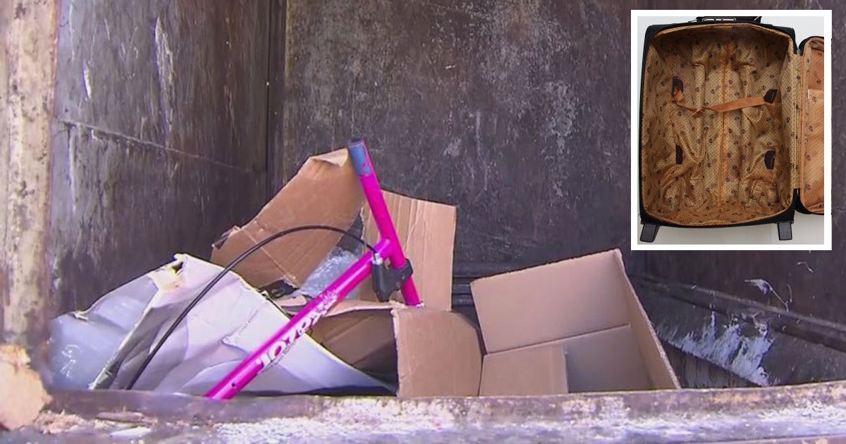Woman Finds Newborn Baby Crying In A Suitcase Near Dumpster, Police ...