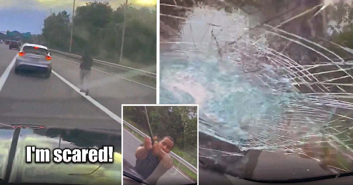 Road Rage Incident Gets Terrifying When Angry Driver Cracks Windshield ...