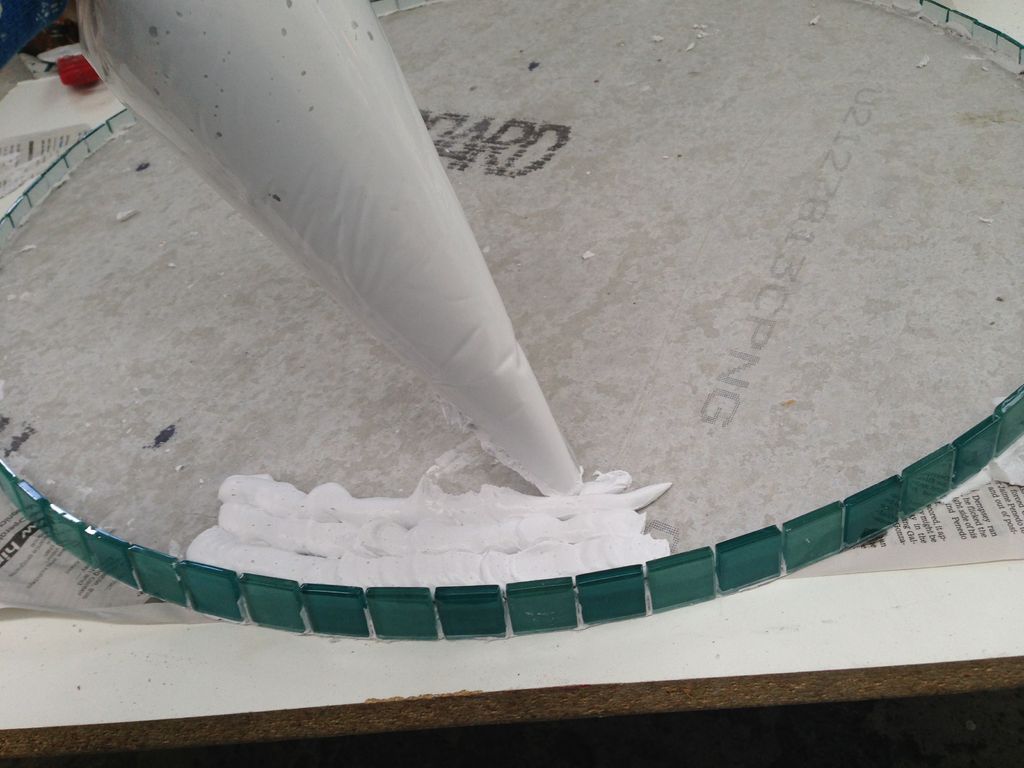 She Transforms Sea Glass And Shells Into A Gorgeous Patio Table ...