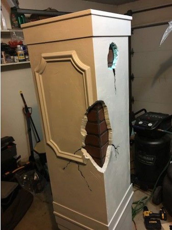 Man Builds DIY Cemetery Gate For Halloween | LittleThings.com