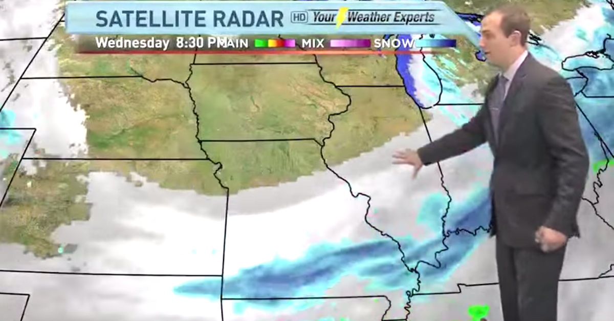 Live On Air, This Weatherman Is Trying To Speak About Clouds. Now Watch ...