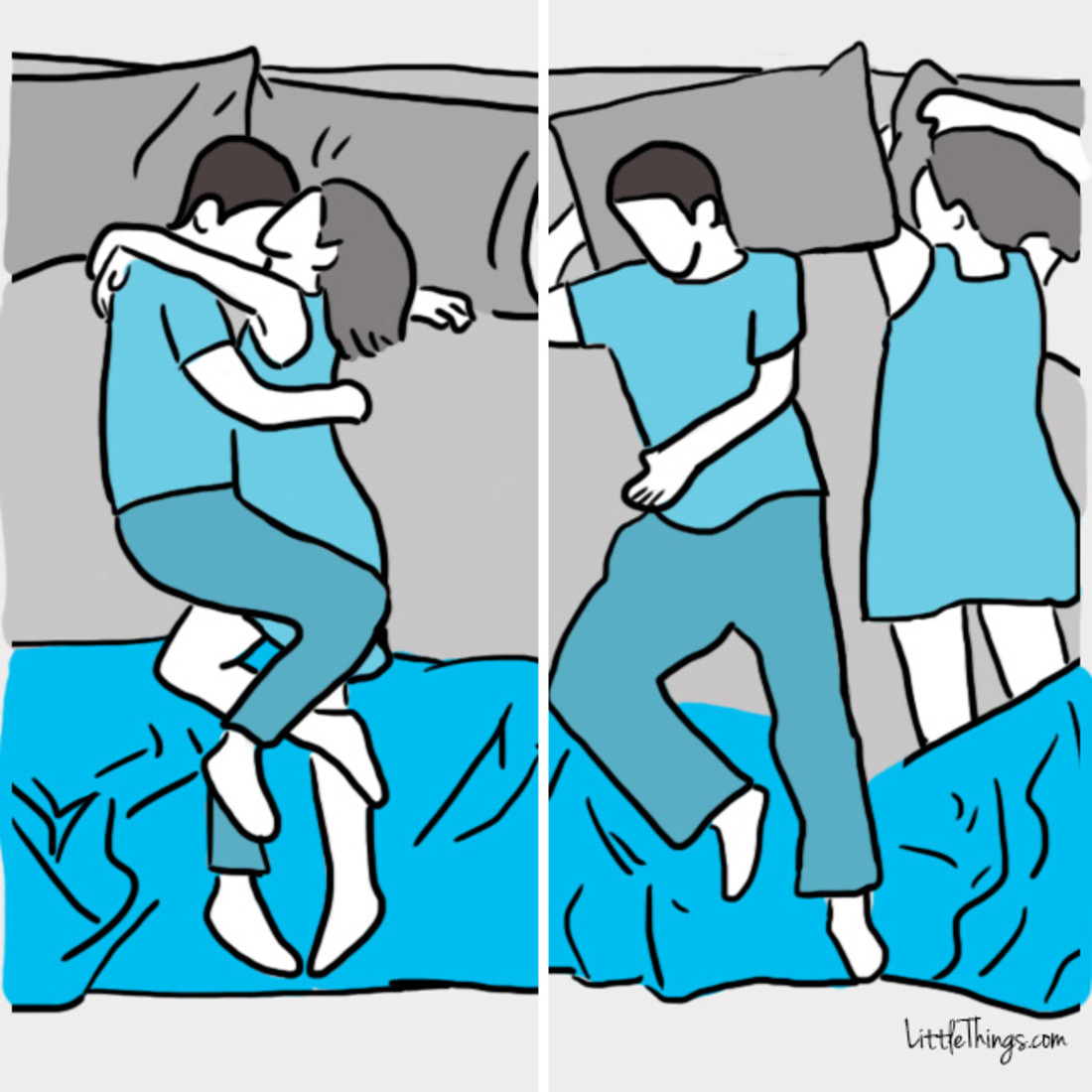 The Way You Sleep With A Partner Reveals Secrets About You ...