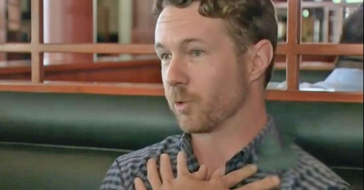 He Starts Choking On A Piece Of Chicken. Then Looks At His Hands And ...