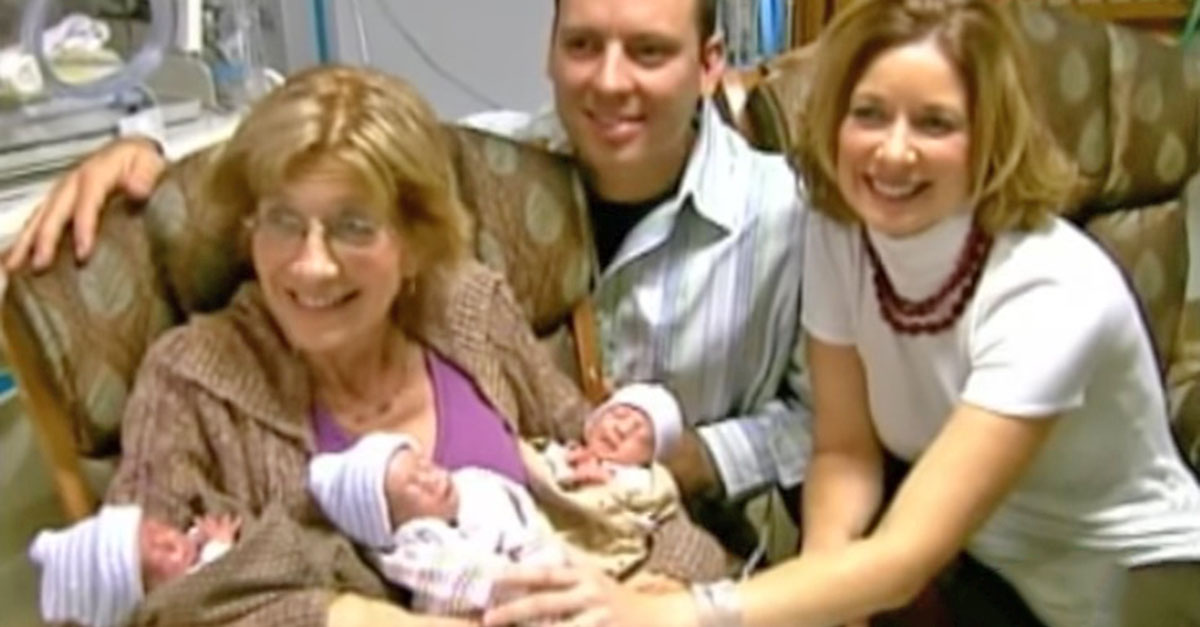56-Year-Old Surrogate Stuns By Giving Birth To Triplet Girls ...