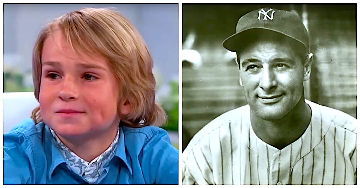 Mom Thinks Son Might Be Lou Gehrig Reborn