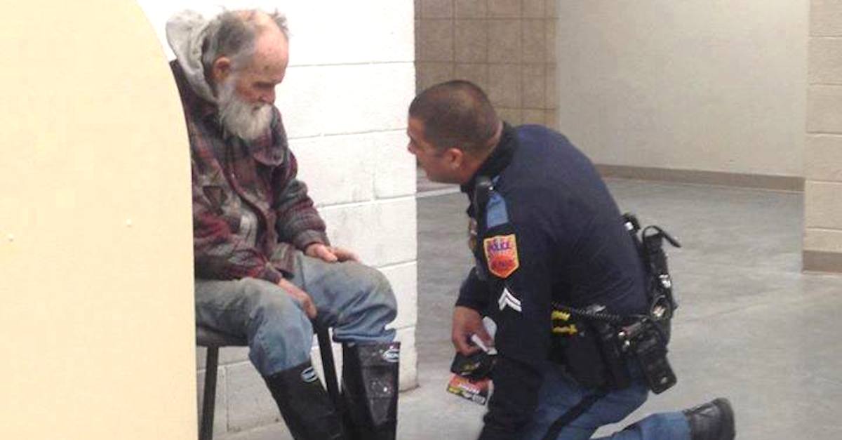 He Sees A Cop Grab This Exhausted Homeless Man. But When He Looks ...