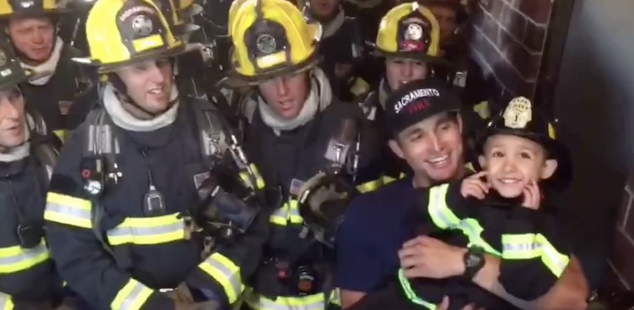 An Autistic Little Boy’s Dream To Be A Firefighter Comes True On His ...