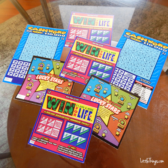 DIY Gift Ideas: Lottery Ticket Tree - LittleThings | LittleThings.com