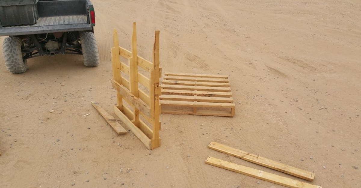 This Inventive Soldier Found Pallets On Deployment. His Finished ...