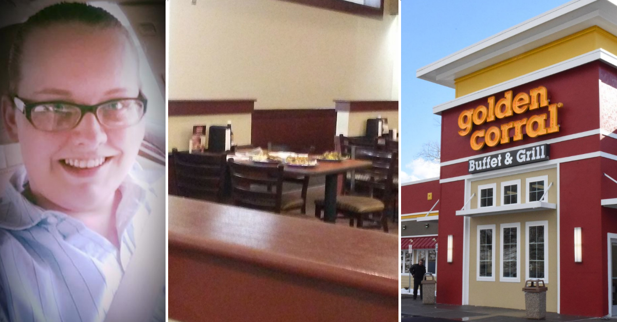 Customer Honors First Responders At Golden Corral | LittleThings.com