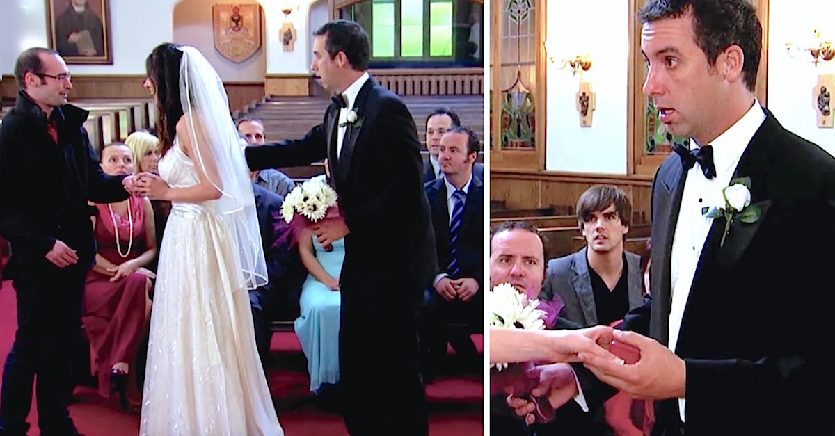 Bride Starts Flirting With Another Man At Altar Before Handing The Ring ...