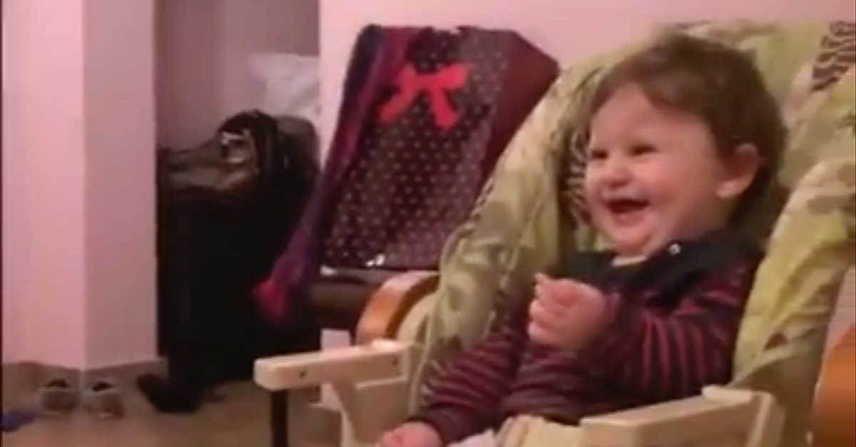 This Baby Girl's Daddy Blows Her A Raspberry. Her Reaction? Adorable ...