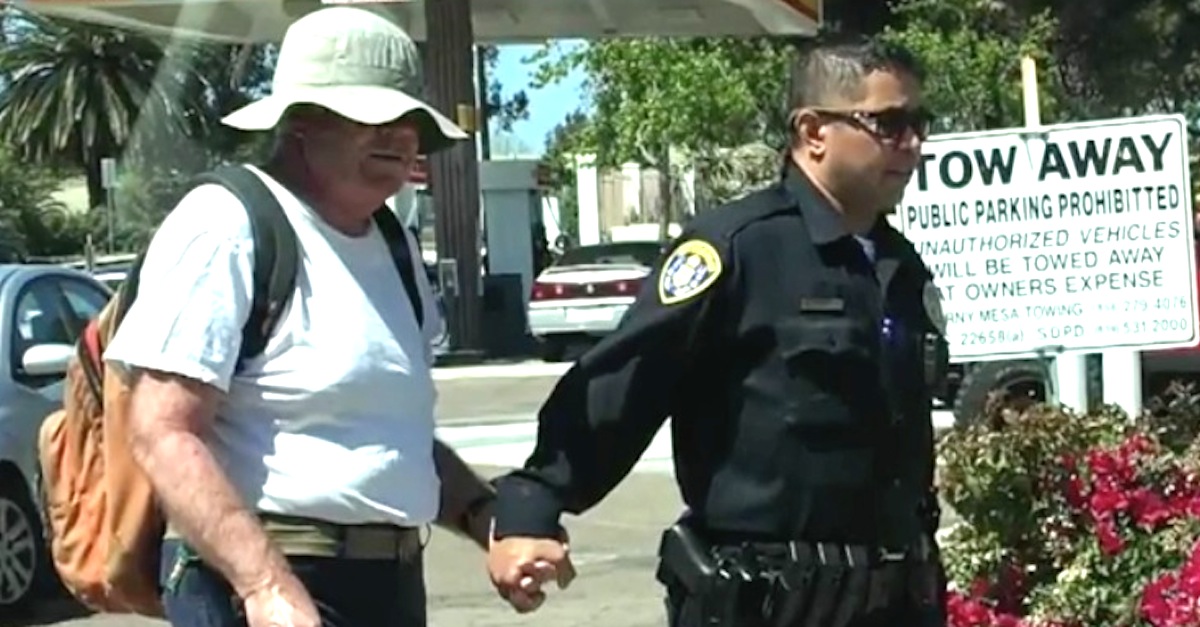 Officer Grabs A Stranger On The Street. But Look What's In The Man's ...