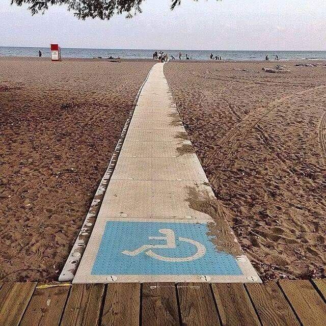 Brilliant Path Allows Wheelchair Users To Once Again Enjoy A Day At The ...