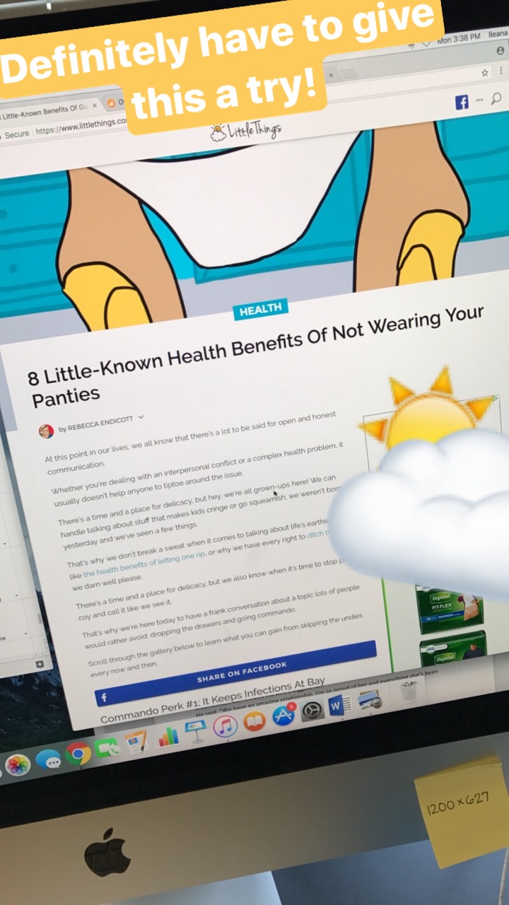 I Tried Going Commando For A Week And It Was Great | LittleThings.com