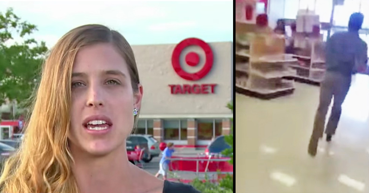 Woman Catches Man Spying On Her In Bikini Section, Then She Chases Him ...