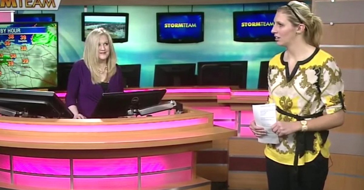 News Reporter Breaks Down Live On Air When A Guest Walks On Set And ...