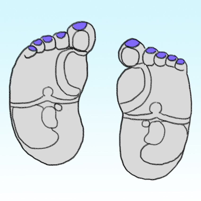 Baby Foot Reflexology: A Simple Guide To Pressure Points | LittleThings.com