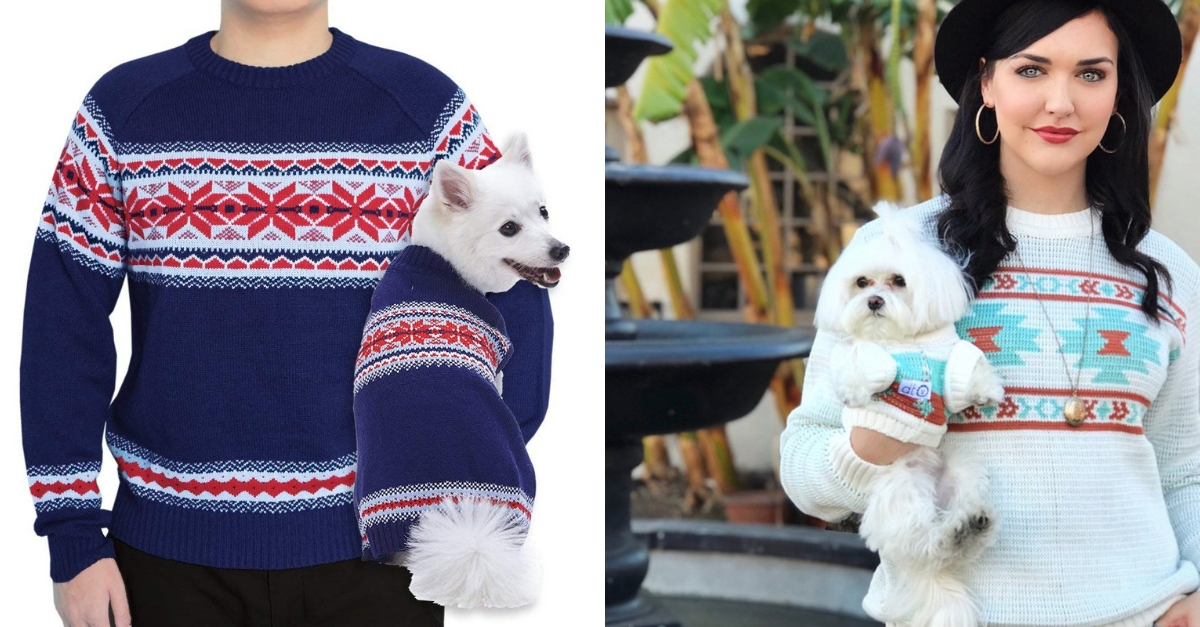You And Your Dog Absolutely Need Matching Holiday Sweaters For Every ...