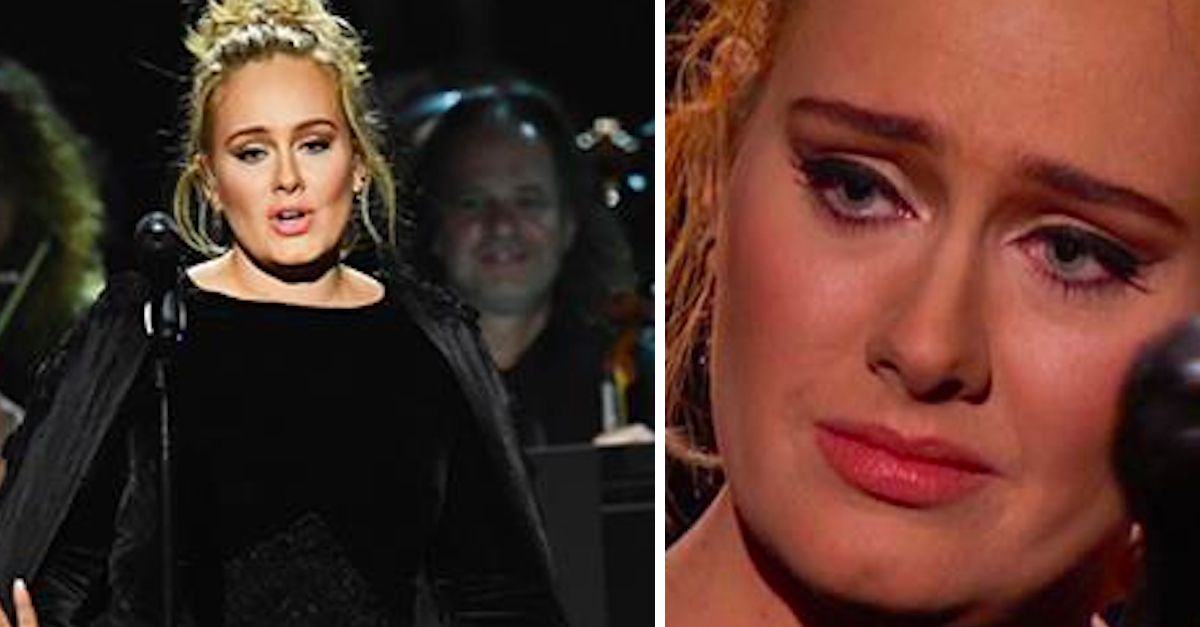 Adele Rocks The House At The 2017 Grammys | LittleThings.com