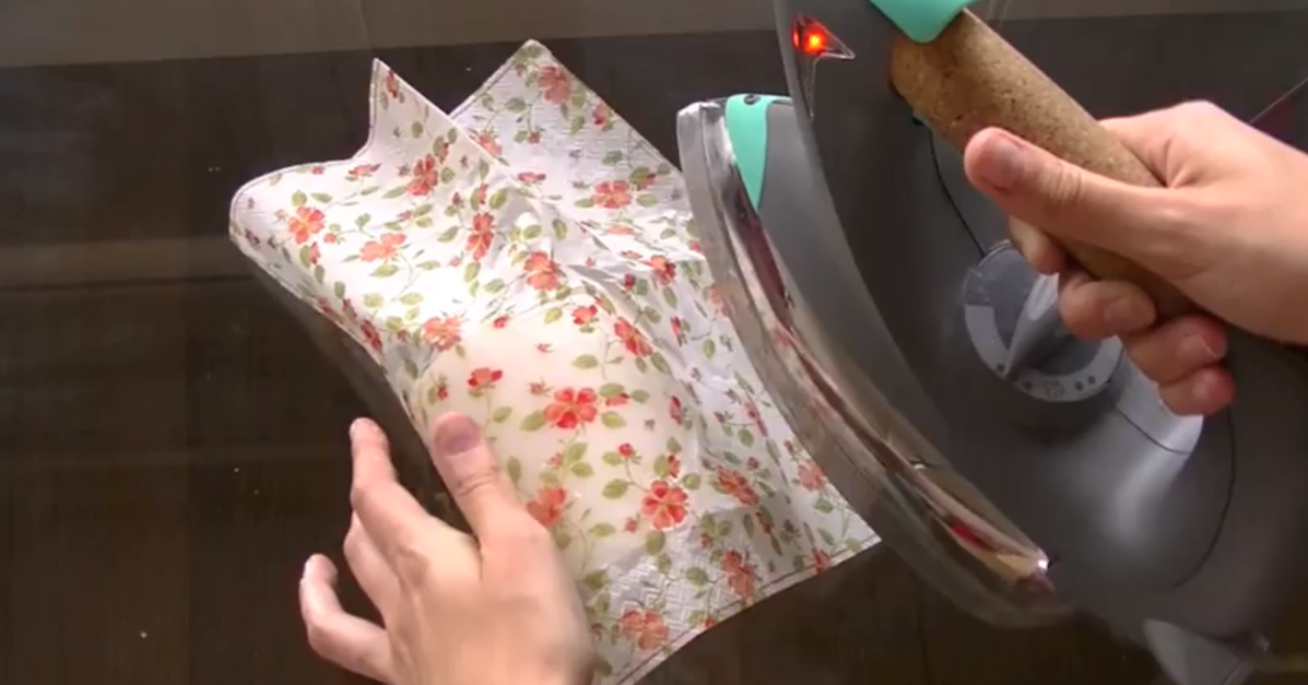 She's Ironing A Napkin Onto A Candle - But The Reason Why Is GENIUS ...