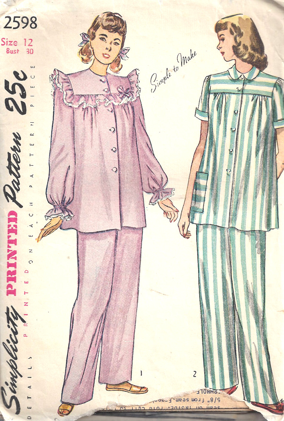 12 Adorable Vintage Pajama Patterns From The Past | LittleThings.com