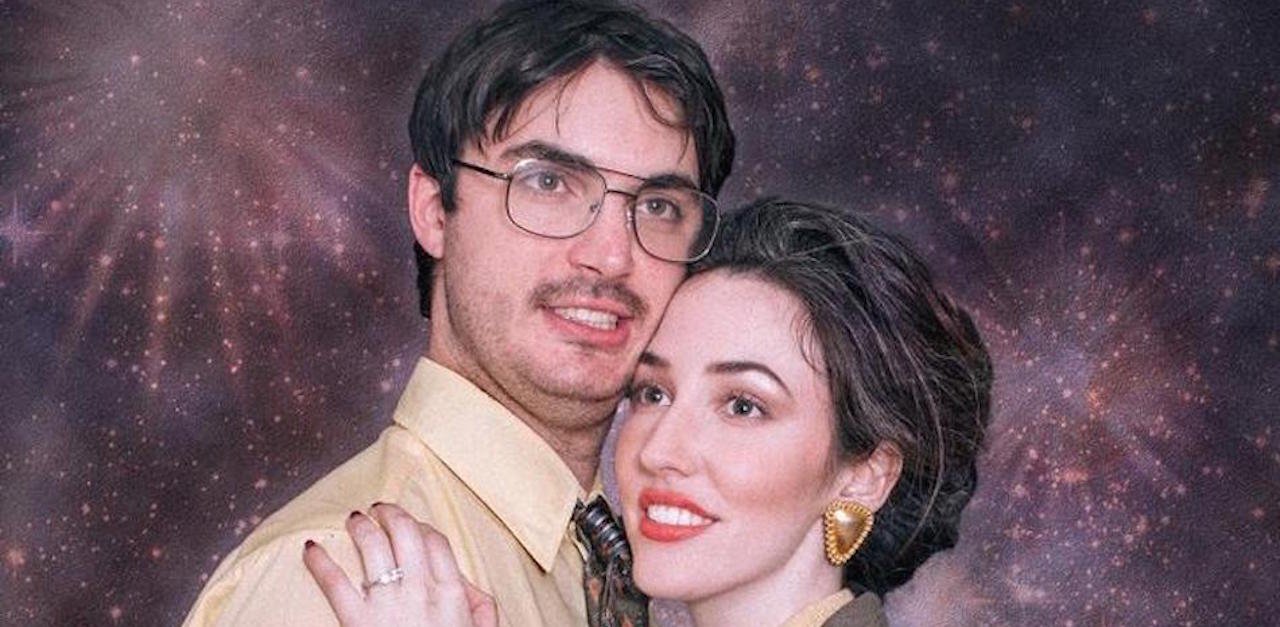 These Dated Engagement Photos Are Great For A Laugh | LittleThings.com