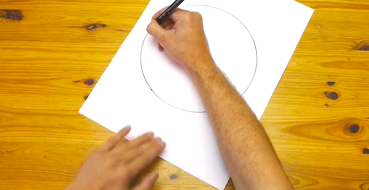 He'll Show You The Secret To Drawing A PERFECT Circle. So Simple, You ...