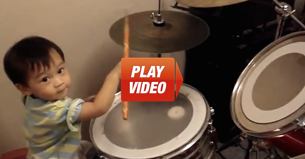 He's Still In Diapers, But This Baby Rocks Harder Than You! Amazing ...