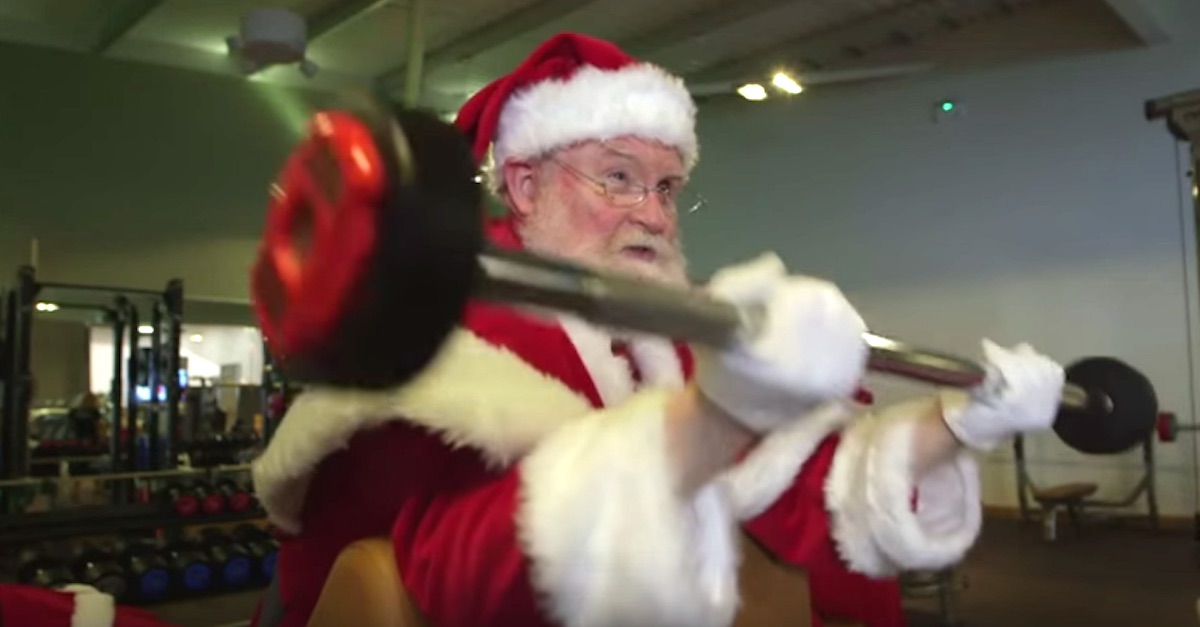 I Was Flabbergasted When I Saw Santa Lifting Weights, But When I Saw ...