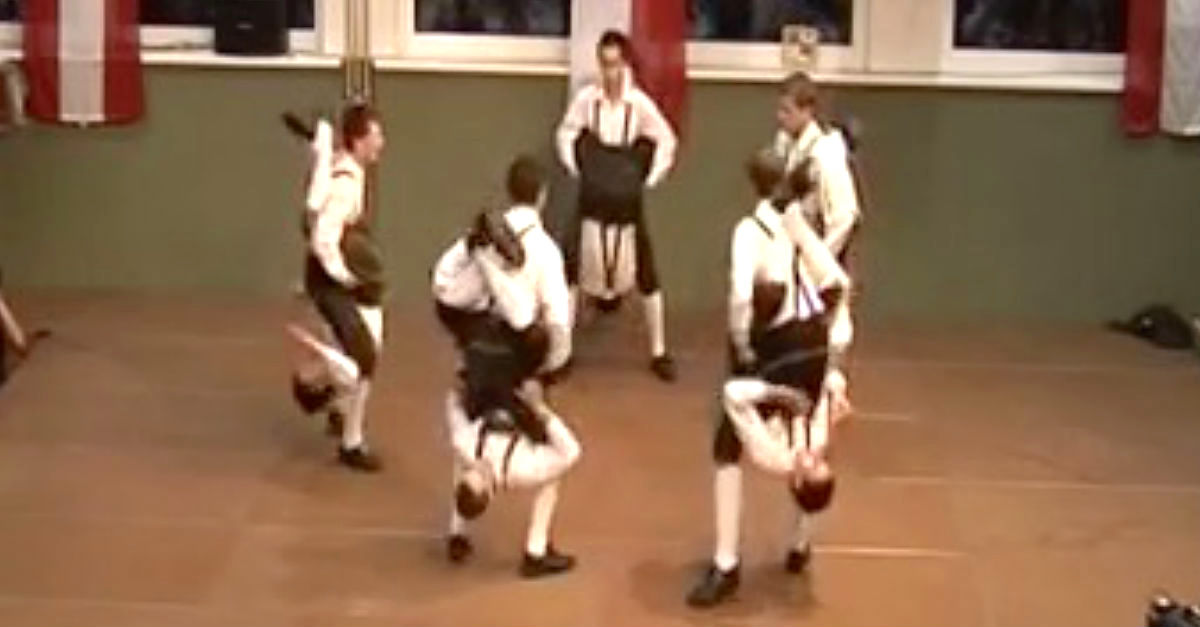 Traditional Dancers Flip Upside Down, Now Keep An Eye On Their Hands ...