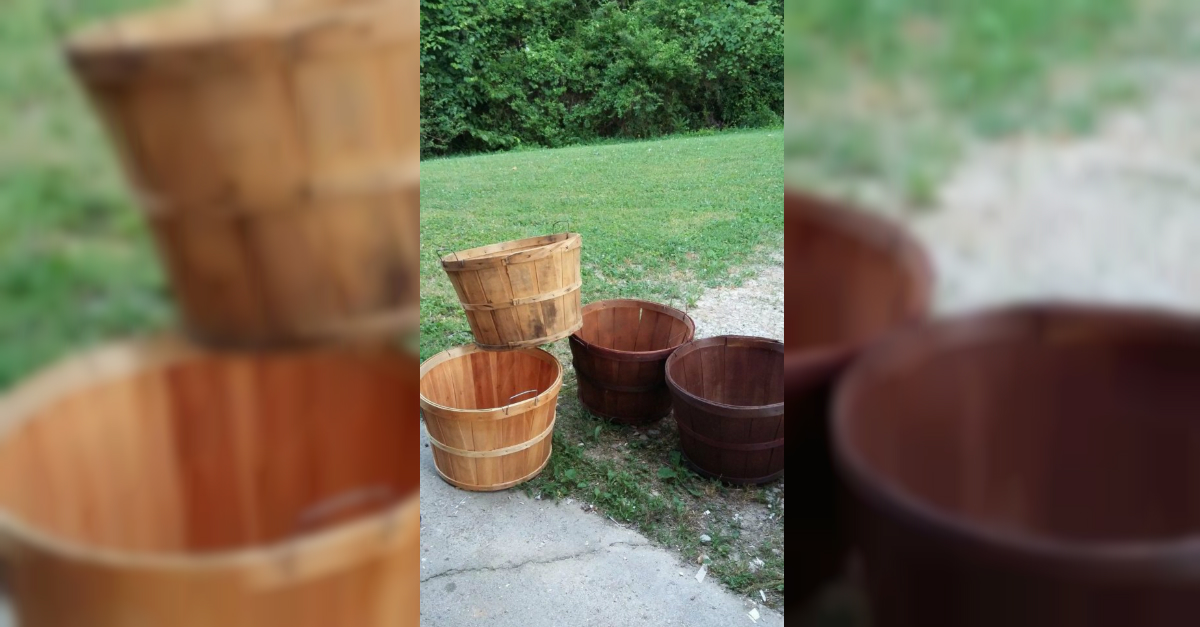 She Finds Old Bushel Baskets In Her Shed. What She Does With Them ...
