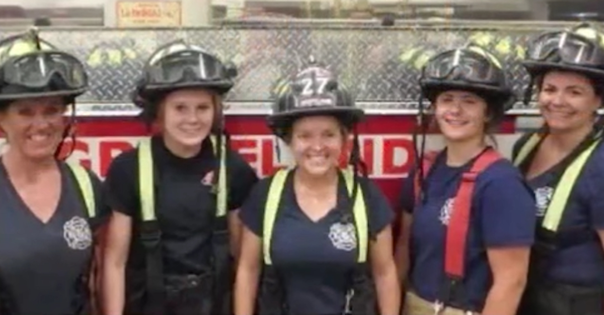 Firefighters Break Down Stereotypes By Bumping Fire Department's Female ...